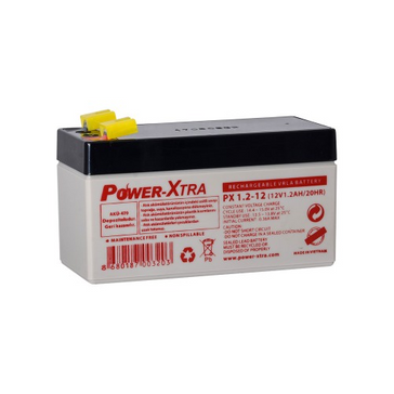 Power-Xtra 12V 1.2 Ah Sealed Lead Acid Battery - Power Xtra